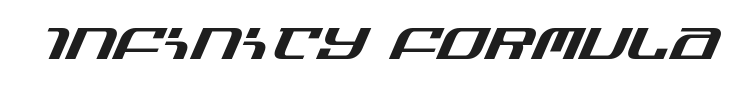 Infinity Formula Font Download Fonts4Free