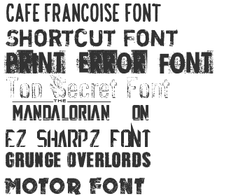 Eroded Fonts Free Download 81-120 | Fonts4Free