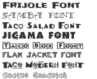 Mexican Fonts Free Download | Fonts4Free