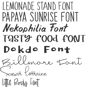 Handwritten Fonts Free Download | Fonts4Free